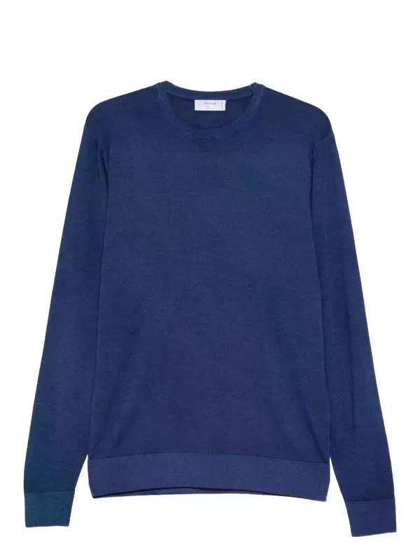 FERRANTE Crew Neck Top - Blue