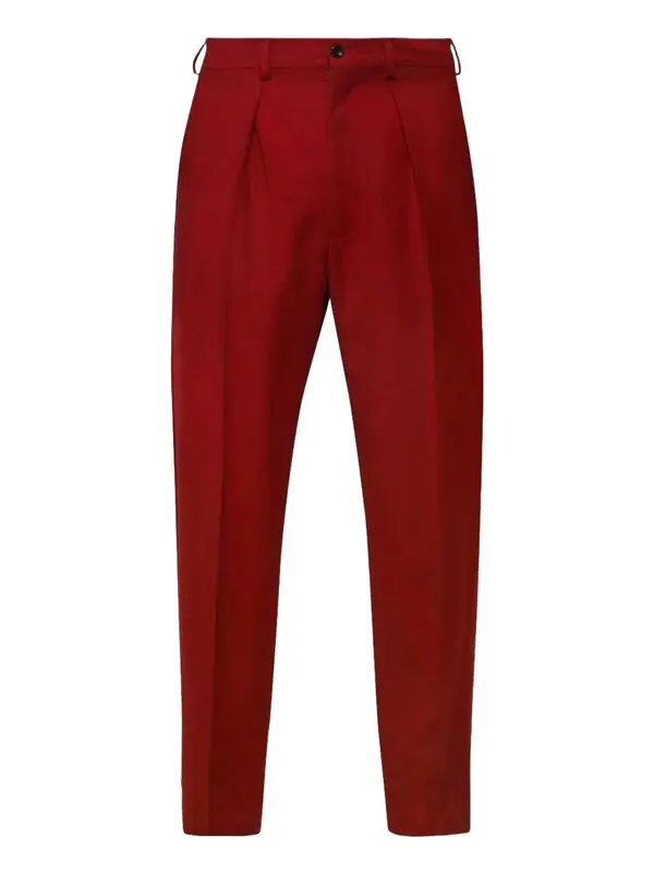 Enfants Riches Déprimés Pleated Front Trousers - Scarlet