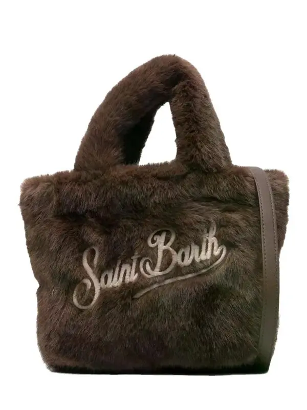 MC2 SAINT BARTH Mini Vanity Tote Bag - Brown