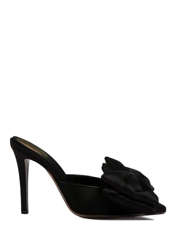 Valentino Garavani Yolande" Mules With Bow Detailing - Black