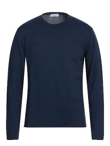 WOOL & CO Cotton Knit Crewneck Sweater - Blue