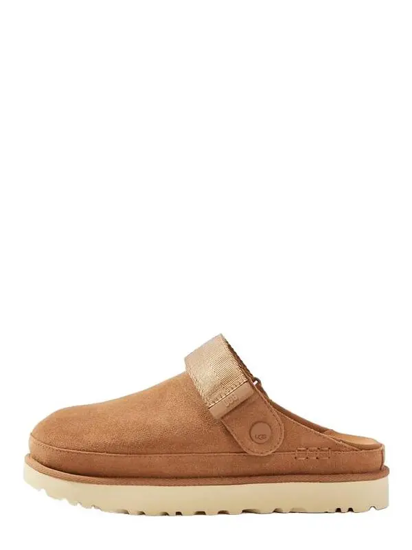 UGG Goldenstar Suede Clog - Chestnut