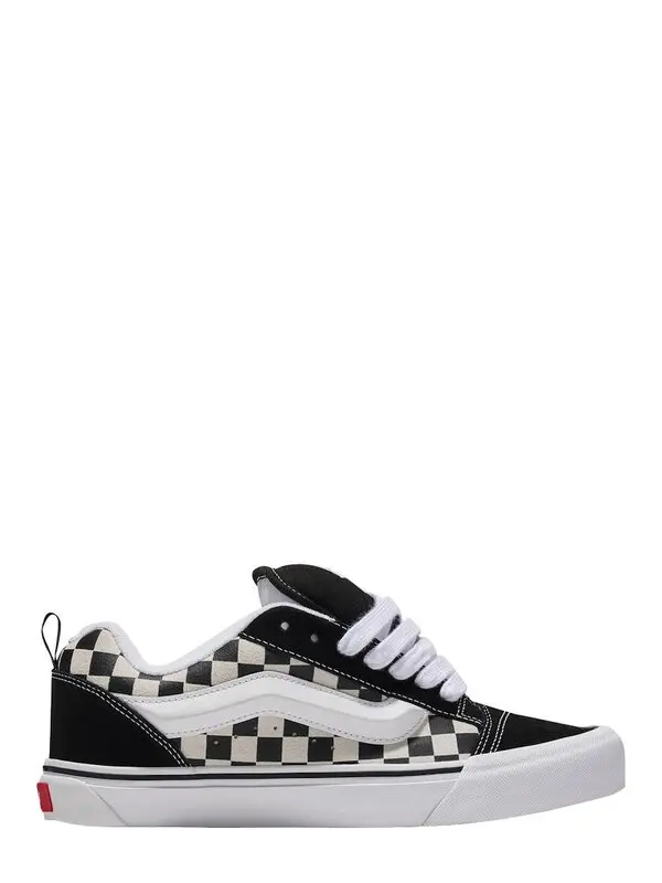 VANS Knu Skool Checkerboard Sneakers - Black/white