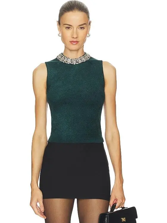 Simkhai Rema Halter Top - Emerald