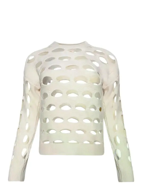 DIOTIMA Galina Open-knit Jumper - White