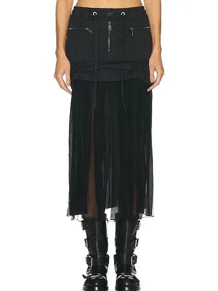 Dolce & Gabbana Midi Skirt - Black