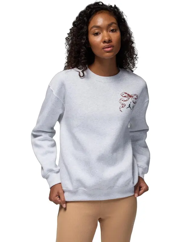 JORDAN Brooklyn Fleece Crew-neck Pullover - Brown