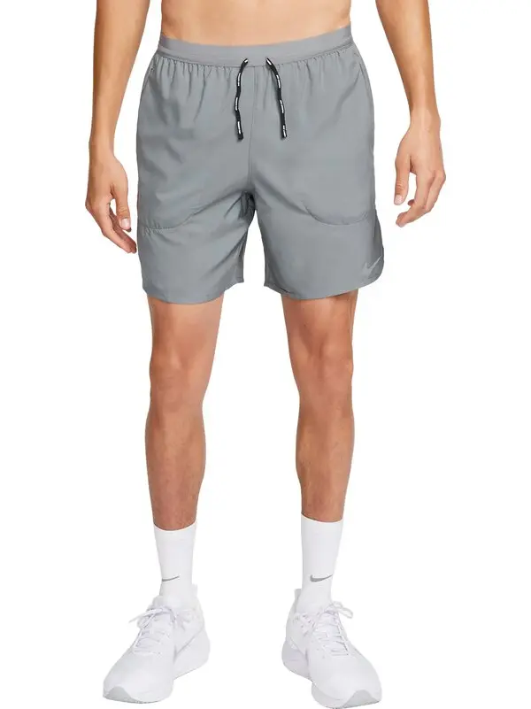 Nike Flex Stride 7" Brief Running Shorts - Grey