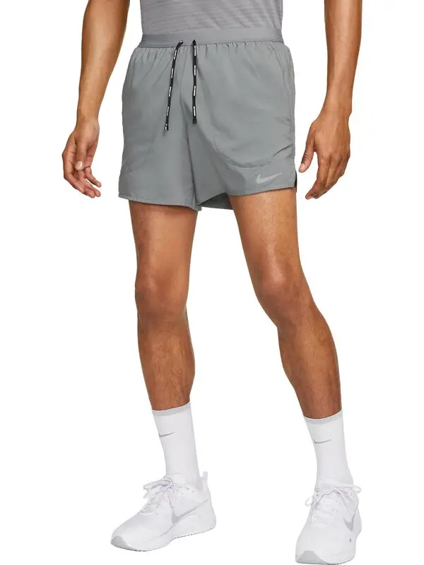 Nike Flex Stride 5" Brief Running Shorts - Grey