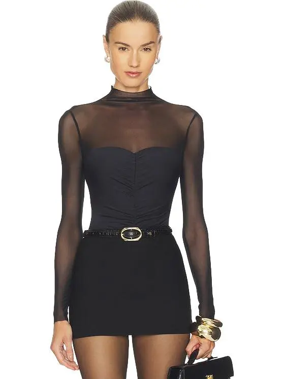 SEROYA Fede Bodysuit - Black