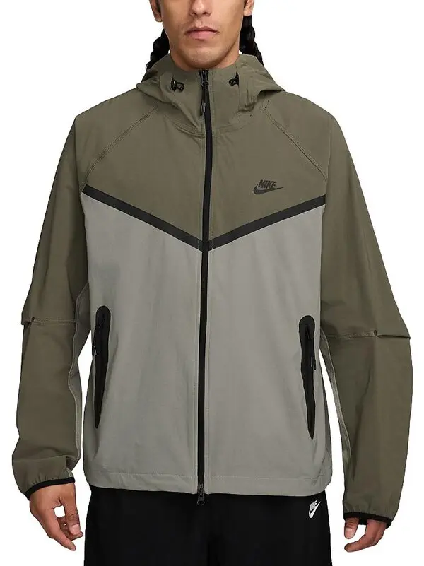 Nike Colorblocked Tech Jacket - Light Army/olive/black