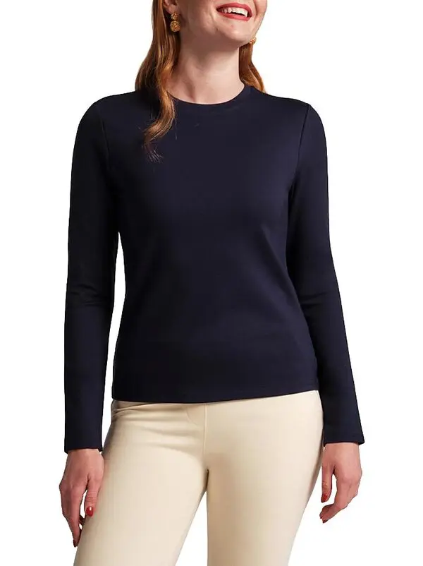 FRANCES VALENTINE Ballet Top - Navy