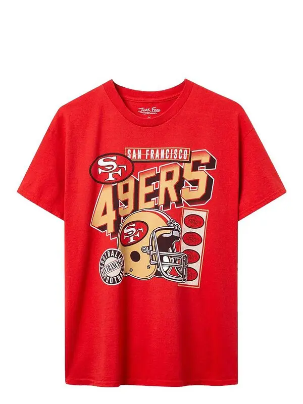Junk Food Clothing Nfl San Francisco 49ers Checkdown Flea Market Tee - Red