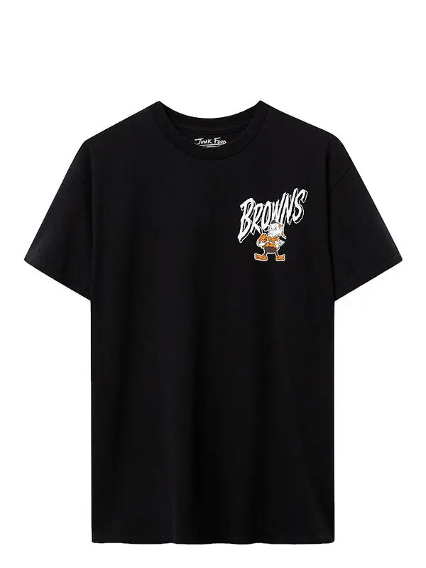 Junk Food Clothing Nfl Cleveland Browns Icon Flea Market Tee - Black