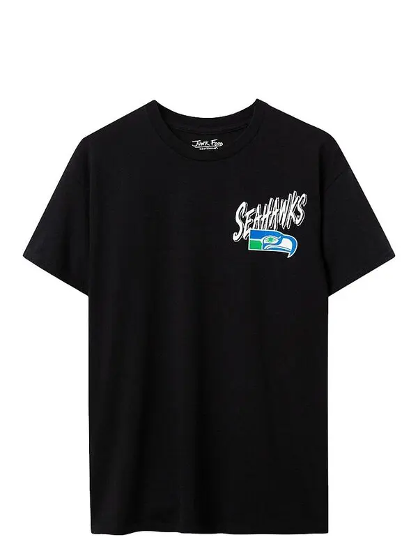 Junk Food Clothing Nfl Seattle Seahawks Icon Flea Market Tee - Black