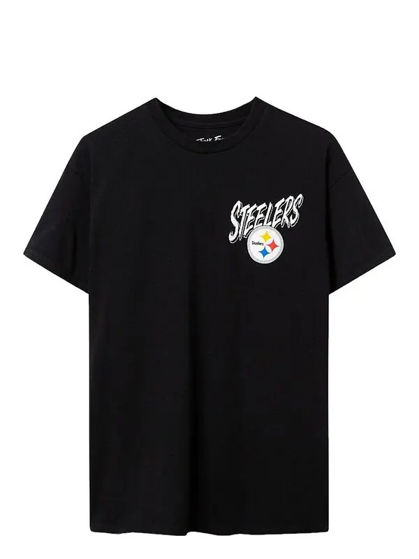 Junk Food Clothing Nfl Pittsburgh Steelers Icon Flea Market Tee - Black
