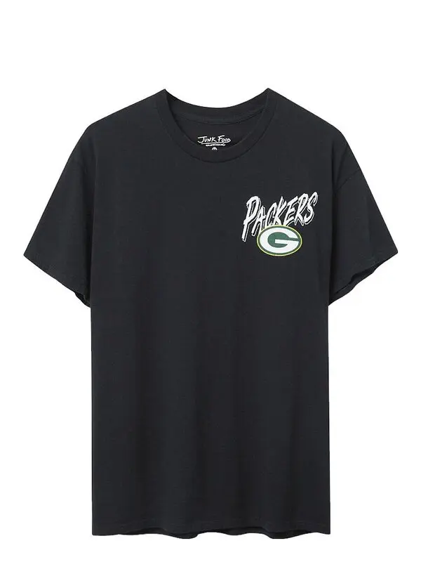 Junk Food Clothing Nfl Green Bay Packers Icon Flea Market Tee - Black