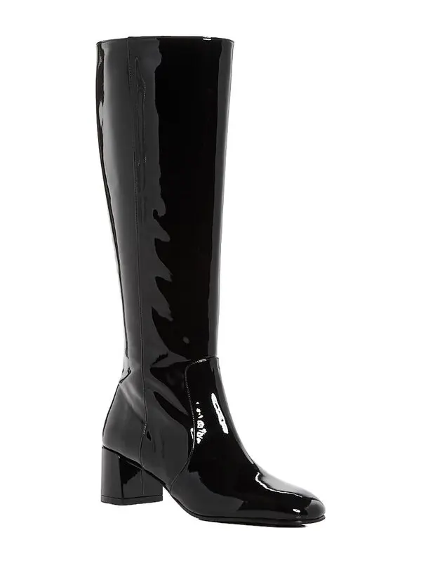 STUART WEITZMAN Maeve Zip Tall Boots - Black