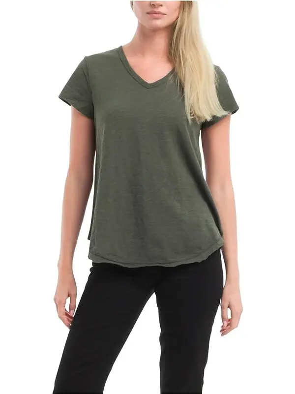 WILT CLOTHING Shrunken V-neck Tee - Kambaba