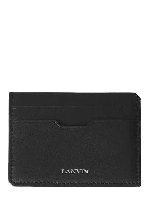LANVIN Leather Cardholder - Black