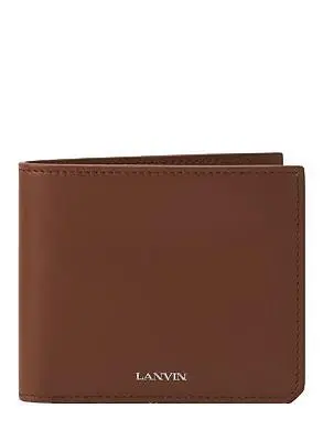 LANVIN Compagnon Leather Wallet - Chestnuts