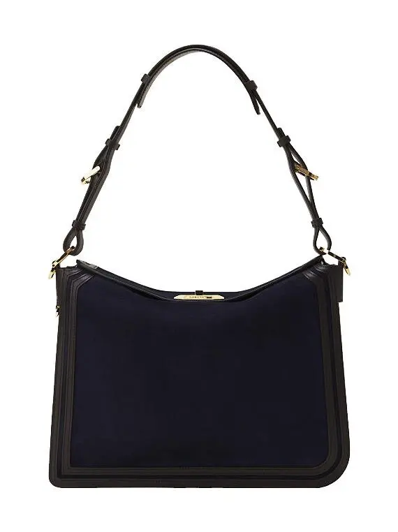 LANVIN Asymmetrical Suede Bag - Montana