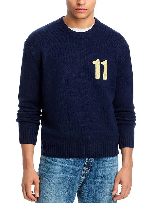 FRAME Crewneck Cashmere Sweater - Navy