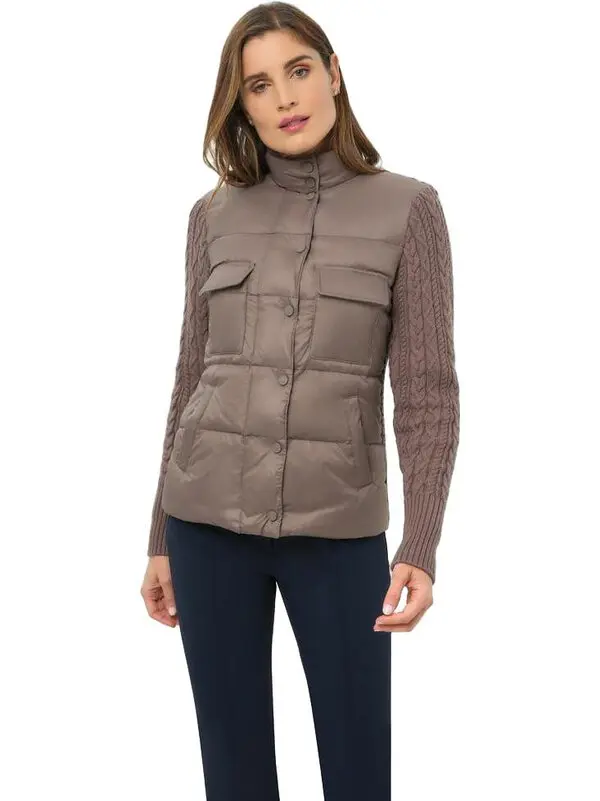 Anatomie Nina Puffer Jacket - Taupe