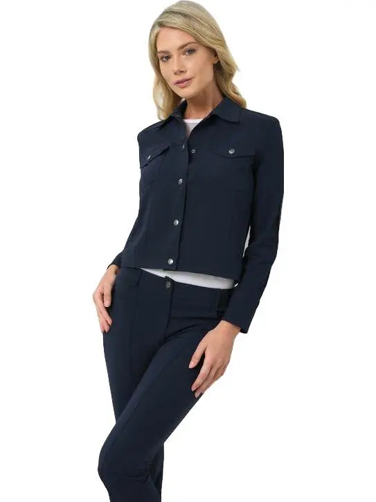 Anatomie Ultra-lightweight Denim Style Jacket - Navy