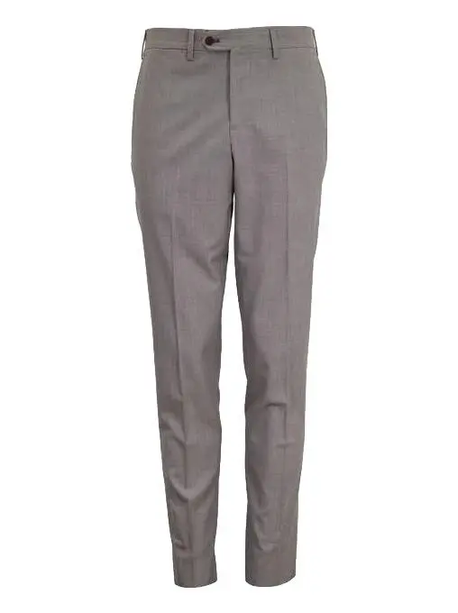 LORDS OF HARLECH Paxton Tailored Wool Pant - Oak Brown