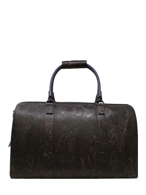 LORDS OF HARLECH Wallace Weekender Travel Bag - Toffee Brown