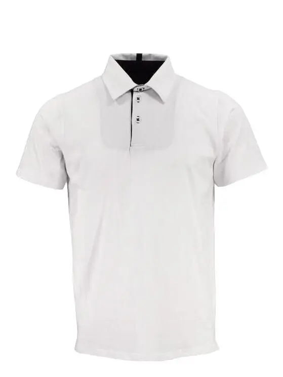 LORDS OF HARLECH Pietro Stretch Cotton Polo Shirt - White