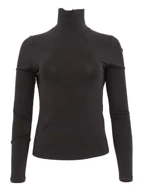 LORDS OF HARLECH Stretch Knit Turtleneck - Black