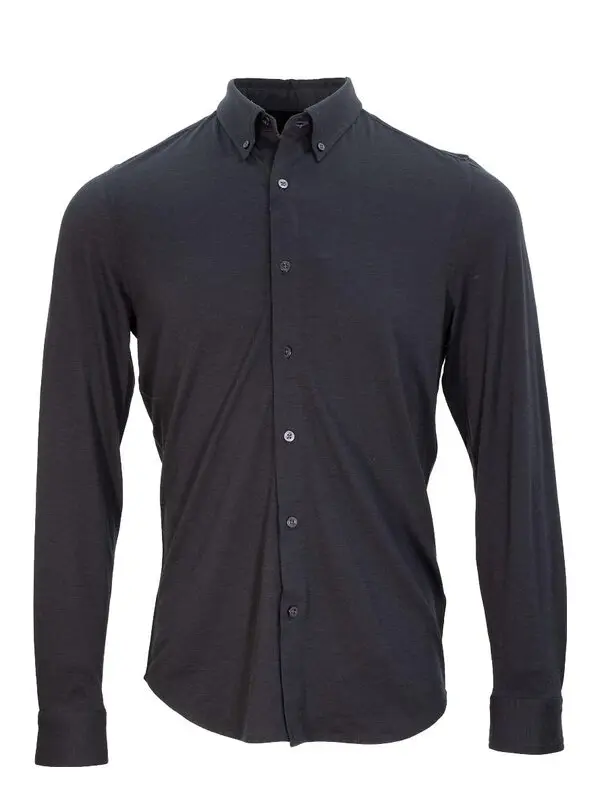 LORDS OF HARLECH Shawn Merino Shirt - Black