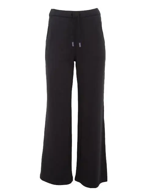 LORDS OF HARLECH Paige Wide Leg Brushed Knit Pant - Black