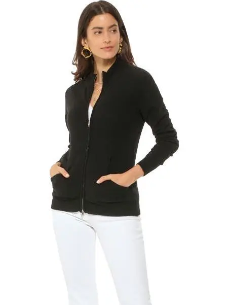 MONTICELLI CASHMERE Pure Cashmere Double-slider Zip Cardigan - Black