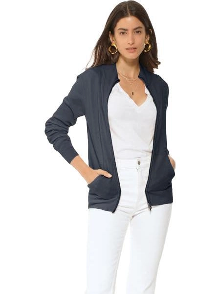MONTICELLI CASHMERE Pure Cashmere Double-slider Zip Cardigan - Black