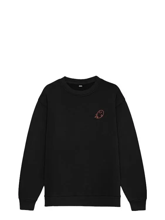 DALIX Fleece Sweatshirt - Black