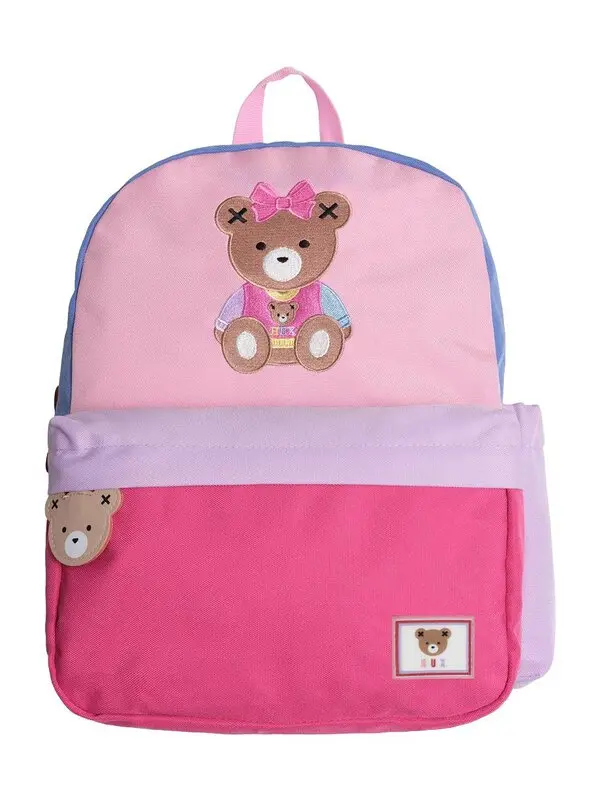 HUXBABY Multi Colour-block Backpack - Strawberry