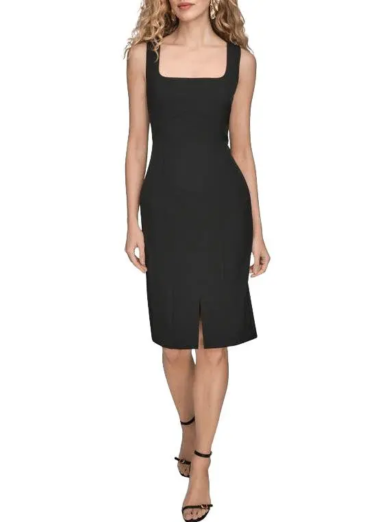 Donna Karan New York Sleeveless Sheath Dress - Black