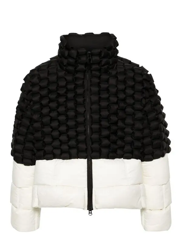 RAXXY Down Jacket With 3d Quilted Design - Multicolor