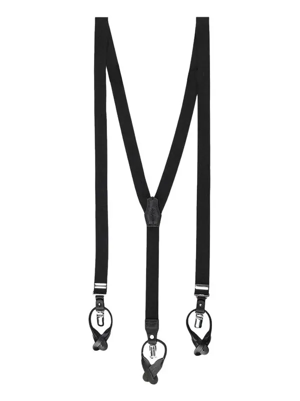 Yohji Yamamoto Adjustable Suspenders - Black