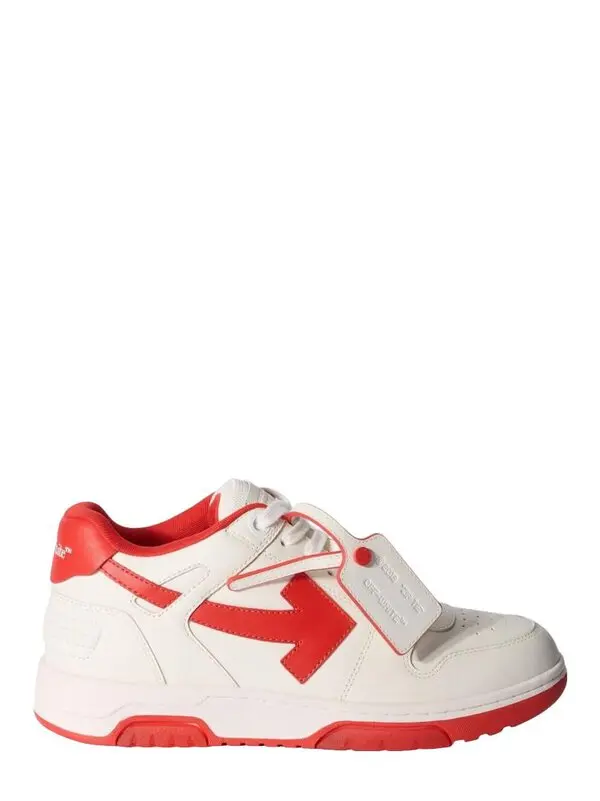 Off-White Ooo Low Top Sneakers - White/red