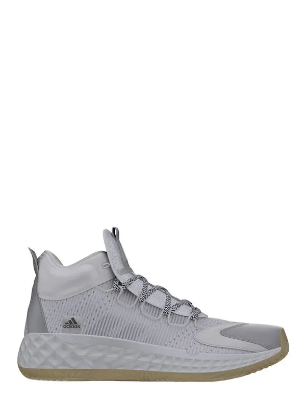 Adidas Pro Boost Mid Sneakers - Cloud White/silver Metallic/chalk White