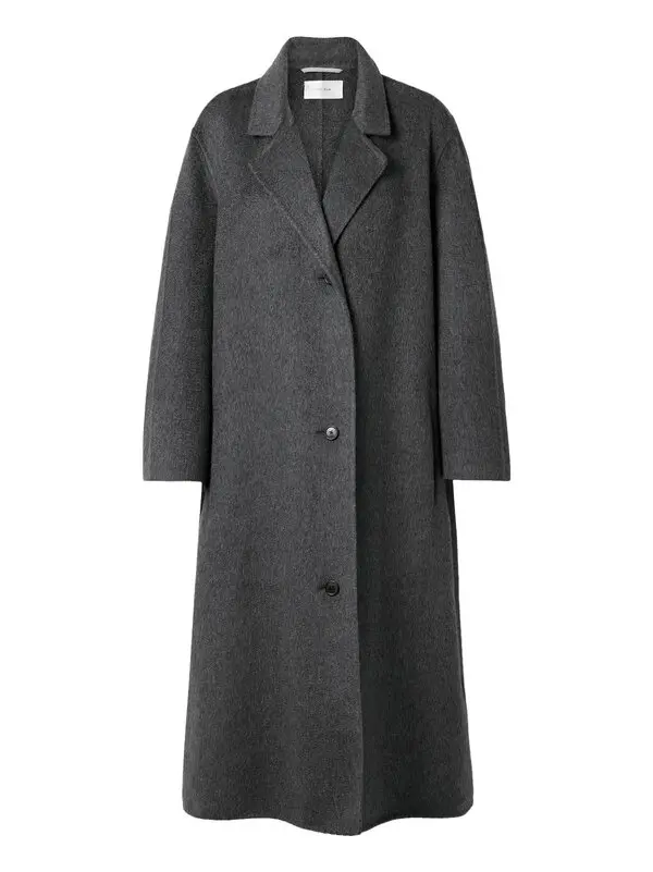 THE ROW Gustaf Cashmere Overcoat - Gray