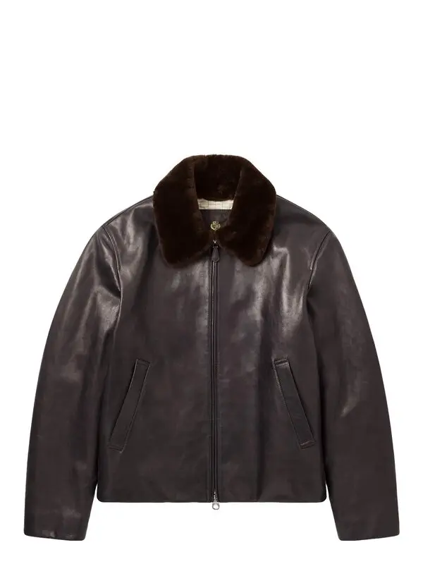 Loro Piana Baydan Aviator Jacket - Brown