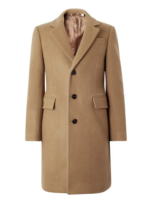 Burberry Tailored Wool Coat - Neutrals