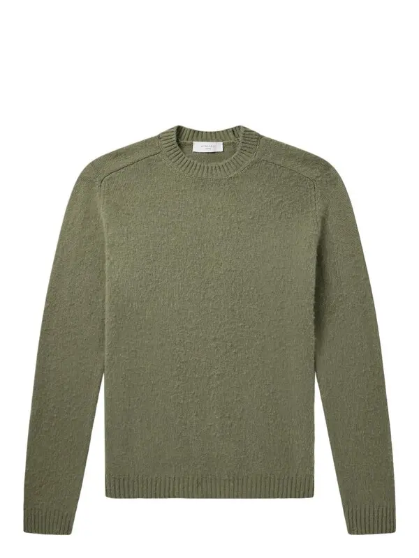 Boglioli Slim-fit Wool And Cashmere-blend Sweater - Green