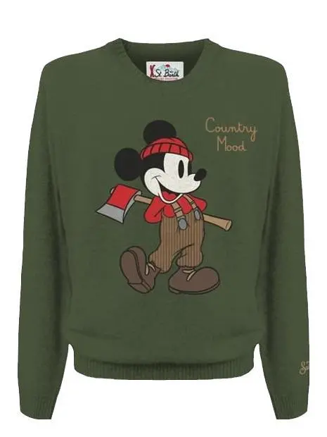 MC2 SAINT BARTH Printed Sweater - Mickey Wood