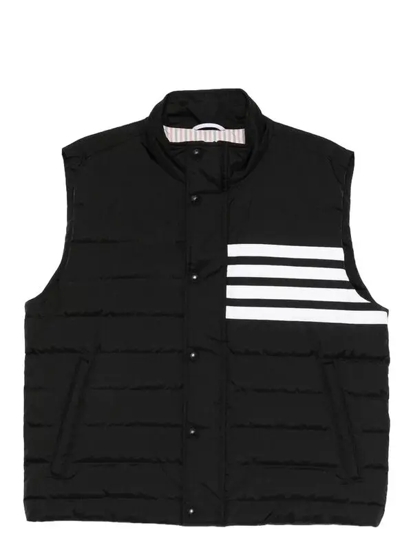 Thom Browne Quilted Vest - Black